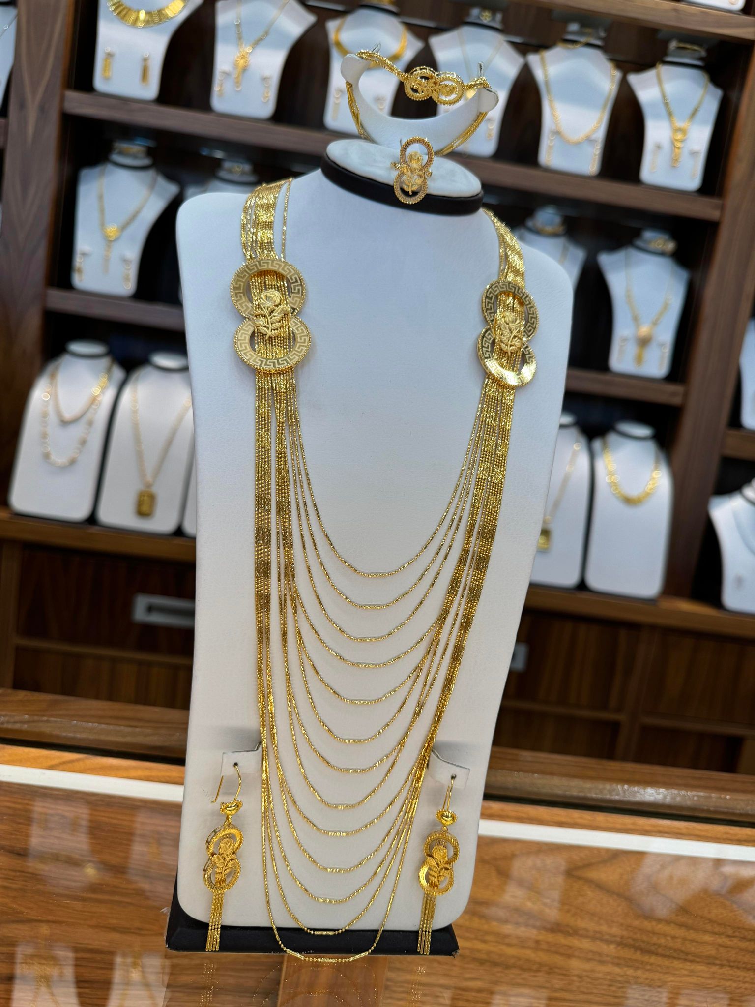 21K Gold Necklace Set | SW14834