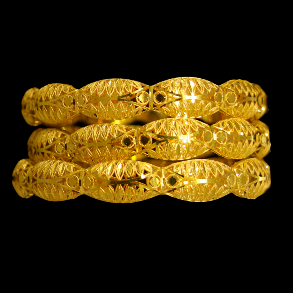 21K Gold Bangle Set (S) | SW25338