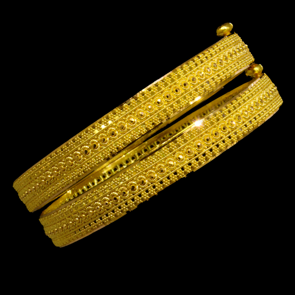 22K Gold Bangle Bracelet | SW24128