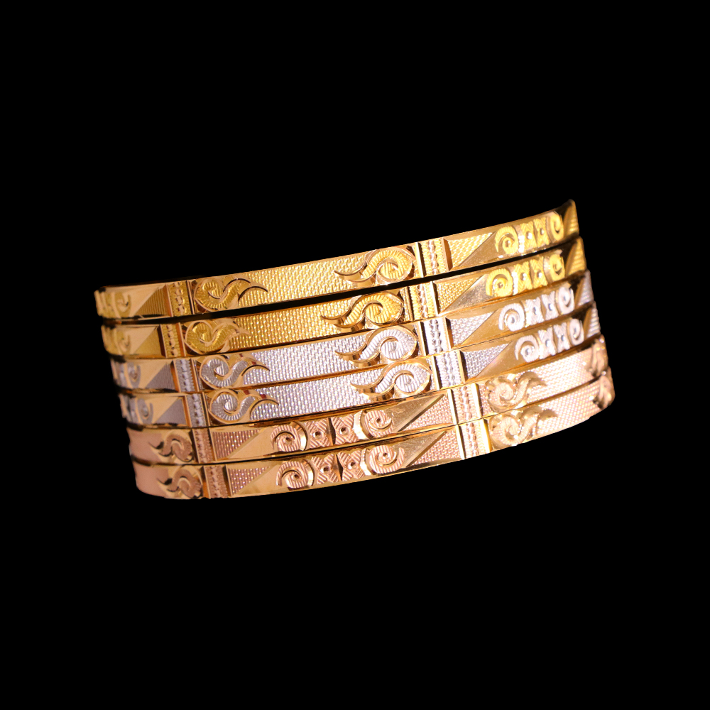 21K Gold Bangle Set (XL) | SW17077