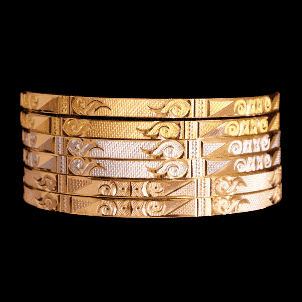 21K Gold Bangle Set (XL) | SW17077