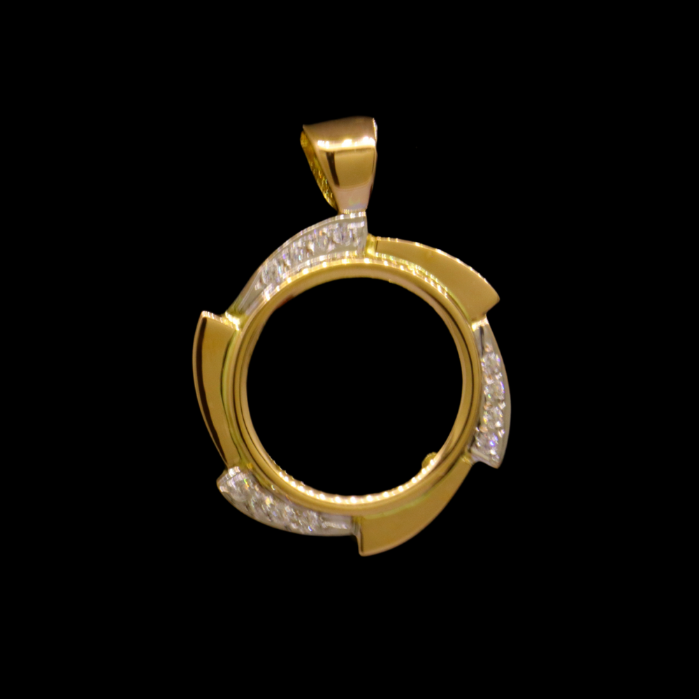 21K Gold Coin Frame | SW24246