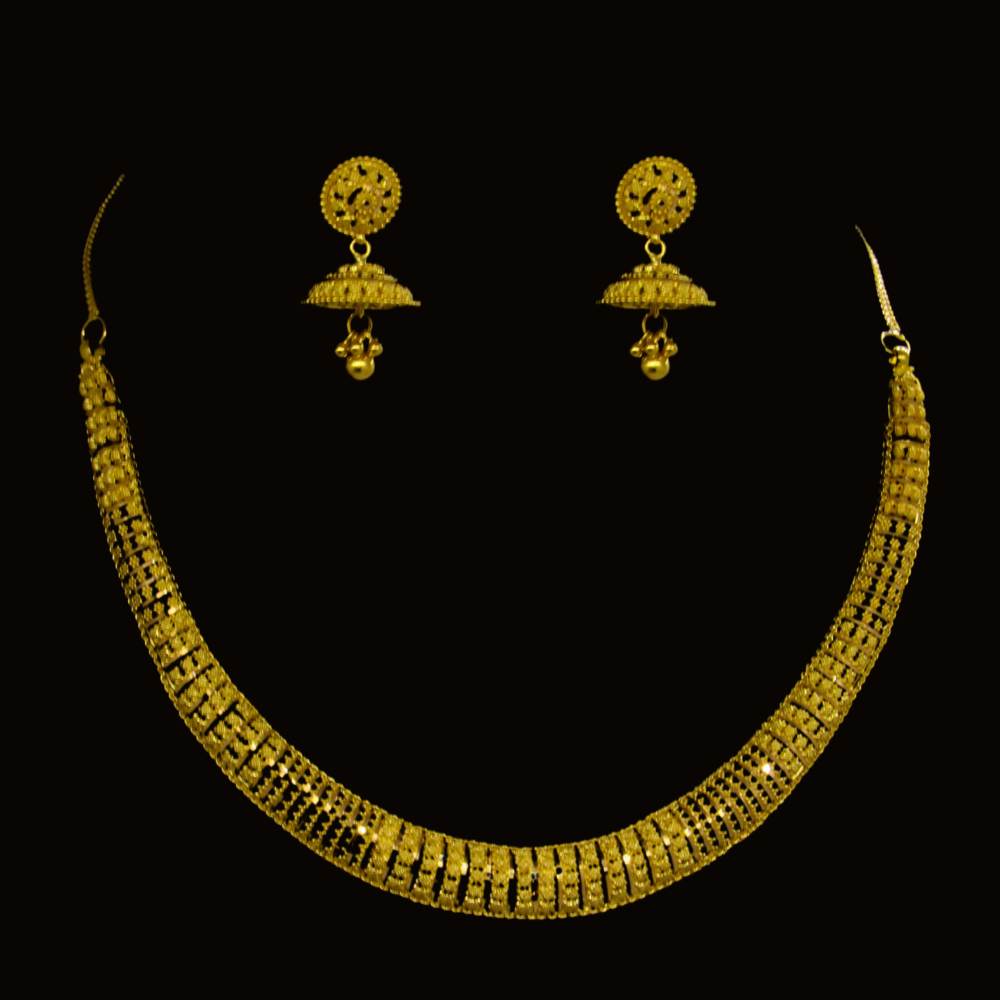 22K Gold Necklace Set | SW24100