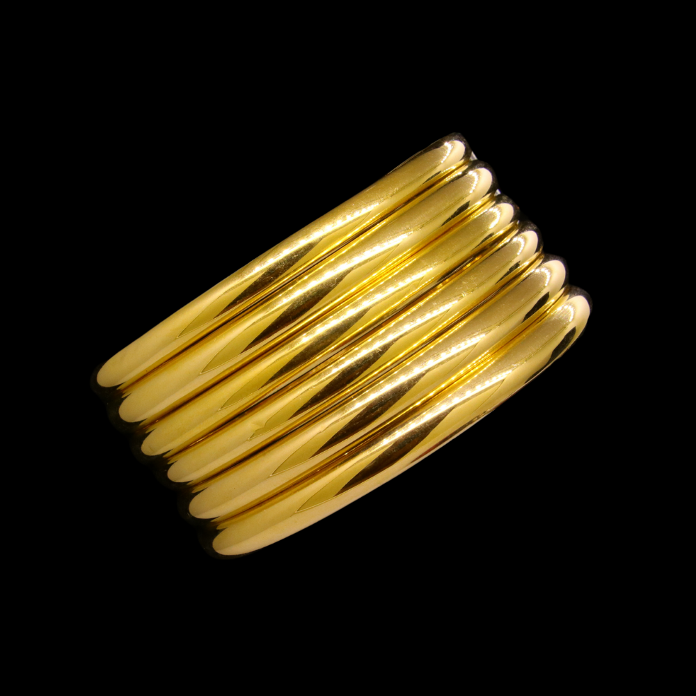21K Gold Bangle Set (L) | SW23428