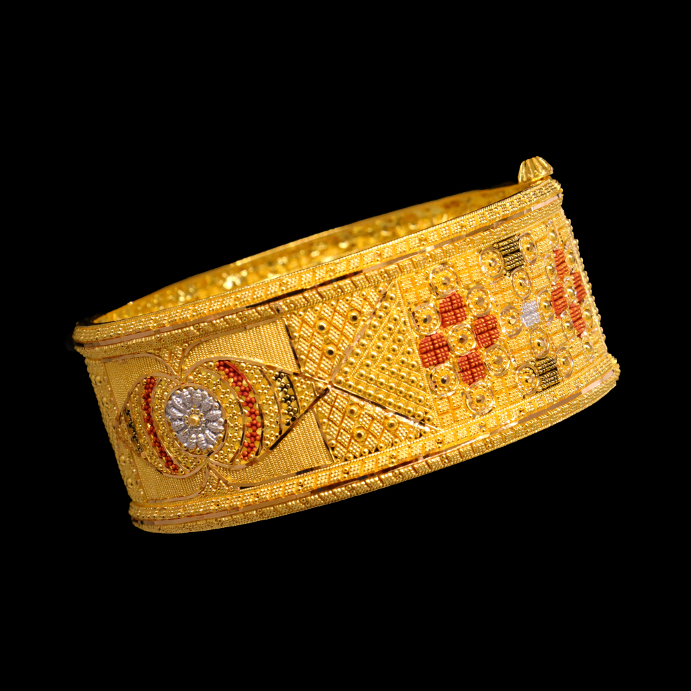 22K Gold Bangle Bracelet | SW16848