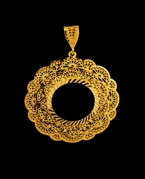 21K Gold Coin Frame | 26196