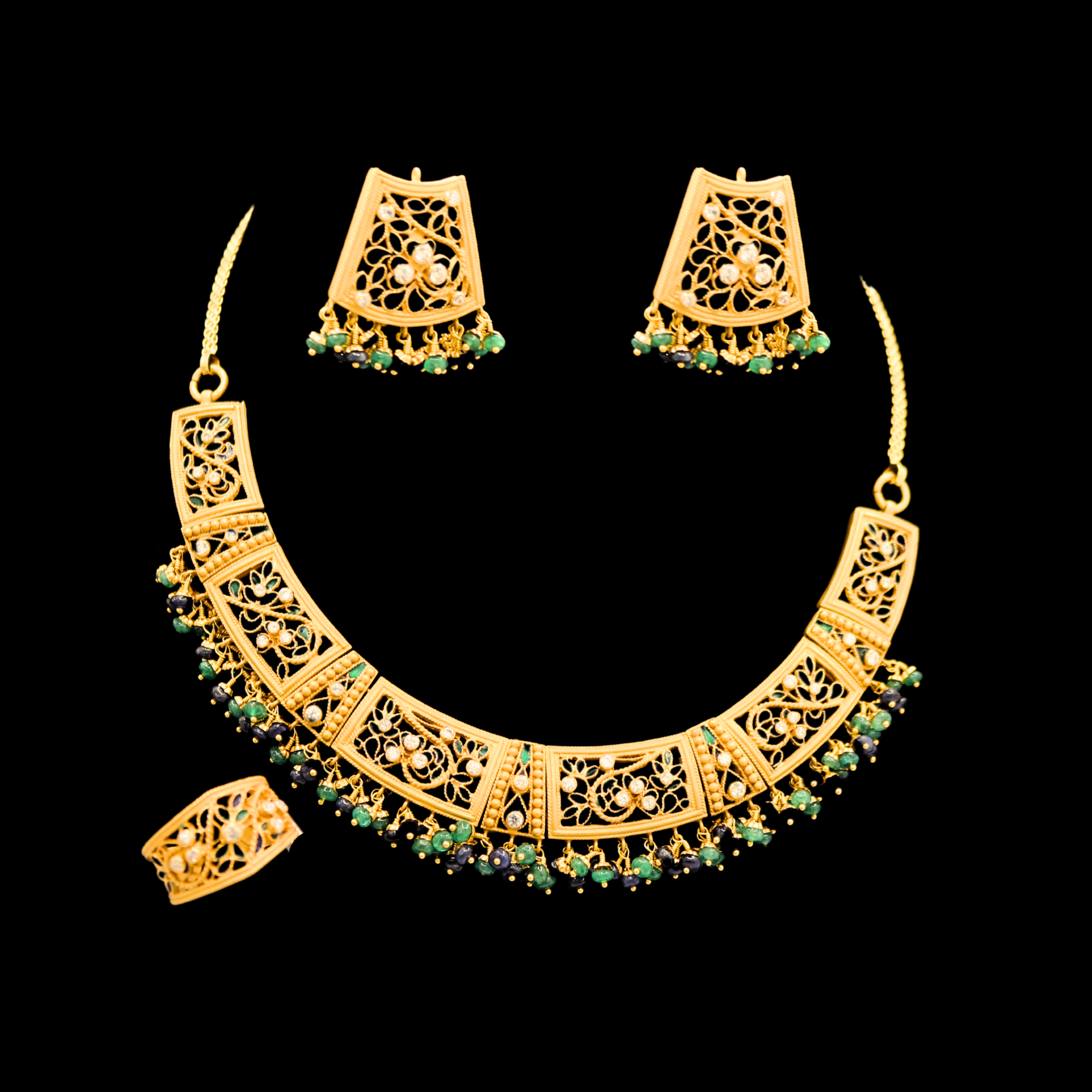 22K Gold Necklace Set | SW22539