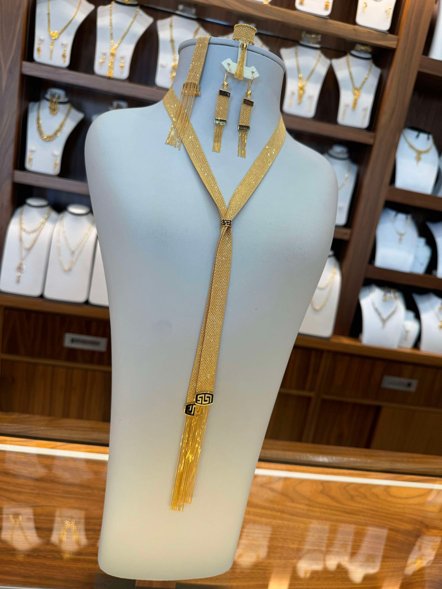 21K Gold Necklace Set | SW19702