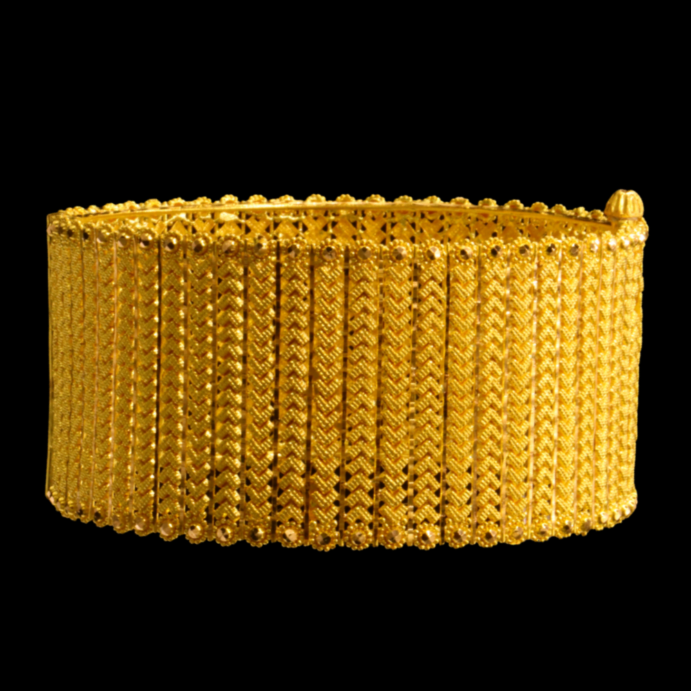 22K Gold Bangle Bracelet | SD24926