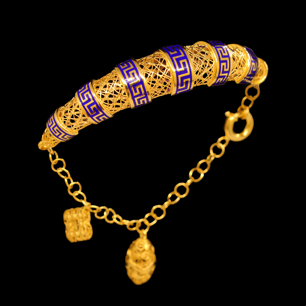 21K Gold Bangle Bracelet | SW17192