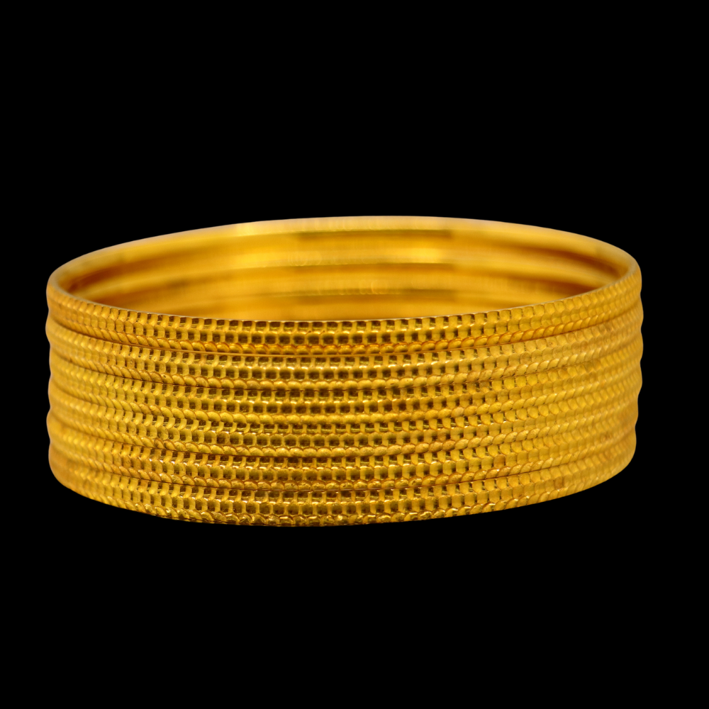 21K Gold Bangle Set (M) | SD27213