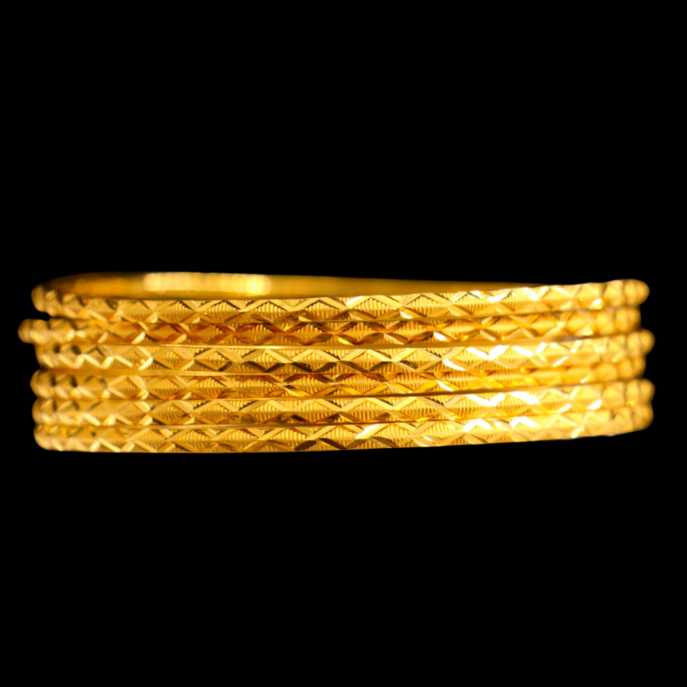 22K Gold Bangle Set (XS) | SB27318