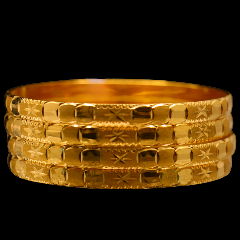 21K Gold Bangle Set (M) | SB27335