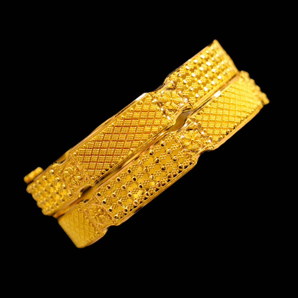 22K Gold Bangle Bracelet | SB25663