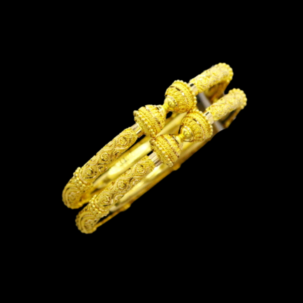 22K Gold Bangle Bracelet | SW22725