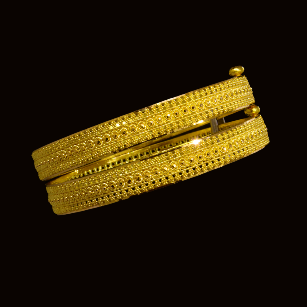22K Gold Bangle Bracelet | SW24128