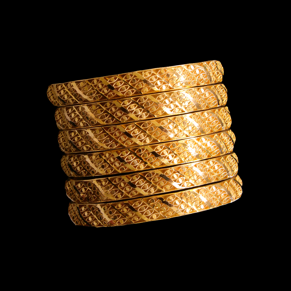 21K Gold Bangle Set (S) | SW18523