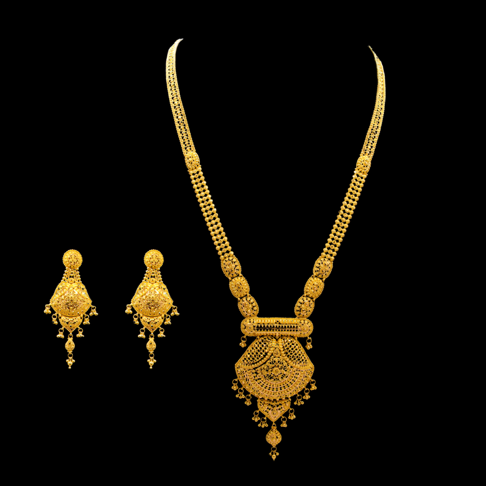 22K Gold Necklace Set | SW22903