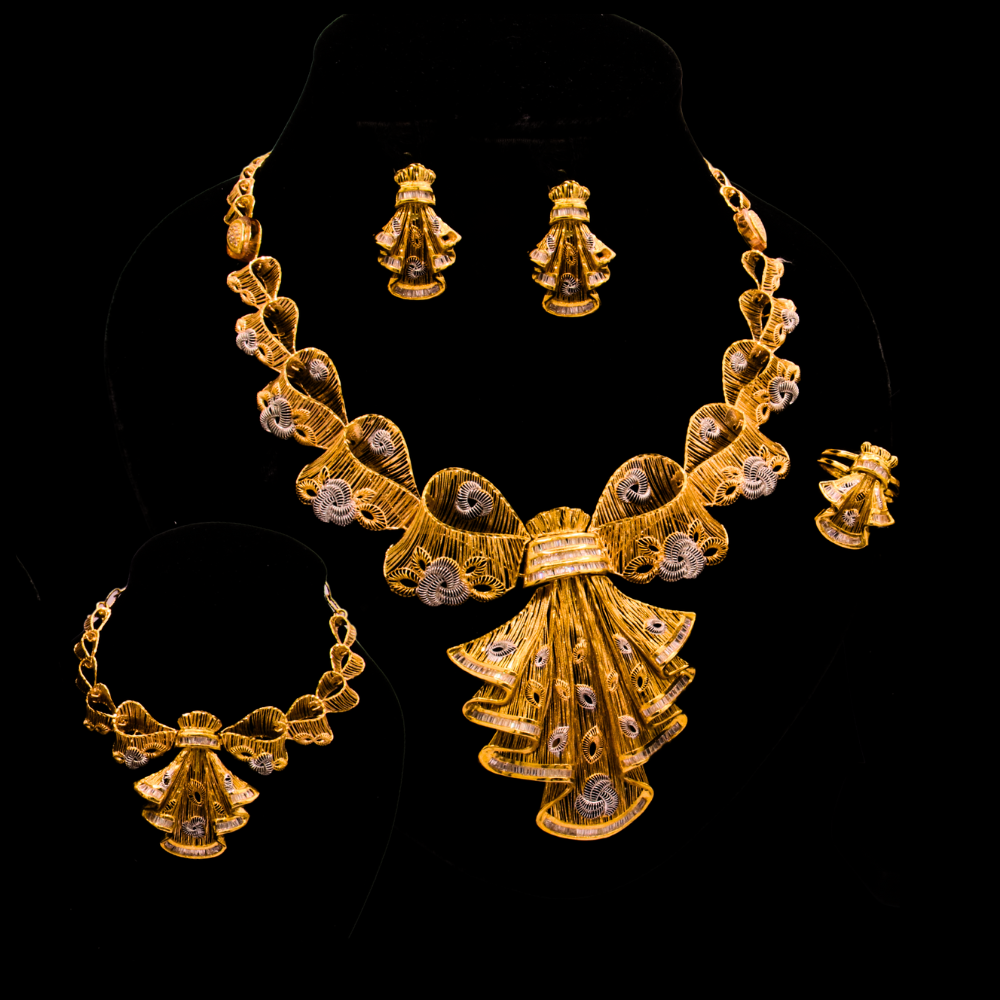 21K Gold Lazurde Necklace Set | SB23763