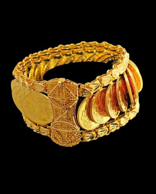 21K Gold Coins Bracelet | 39792