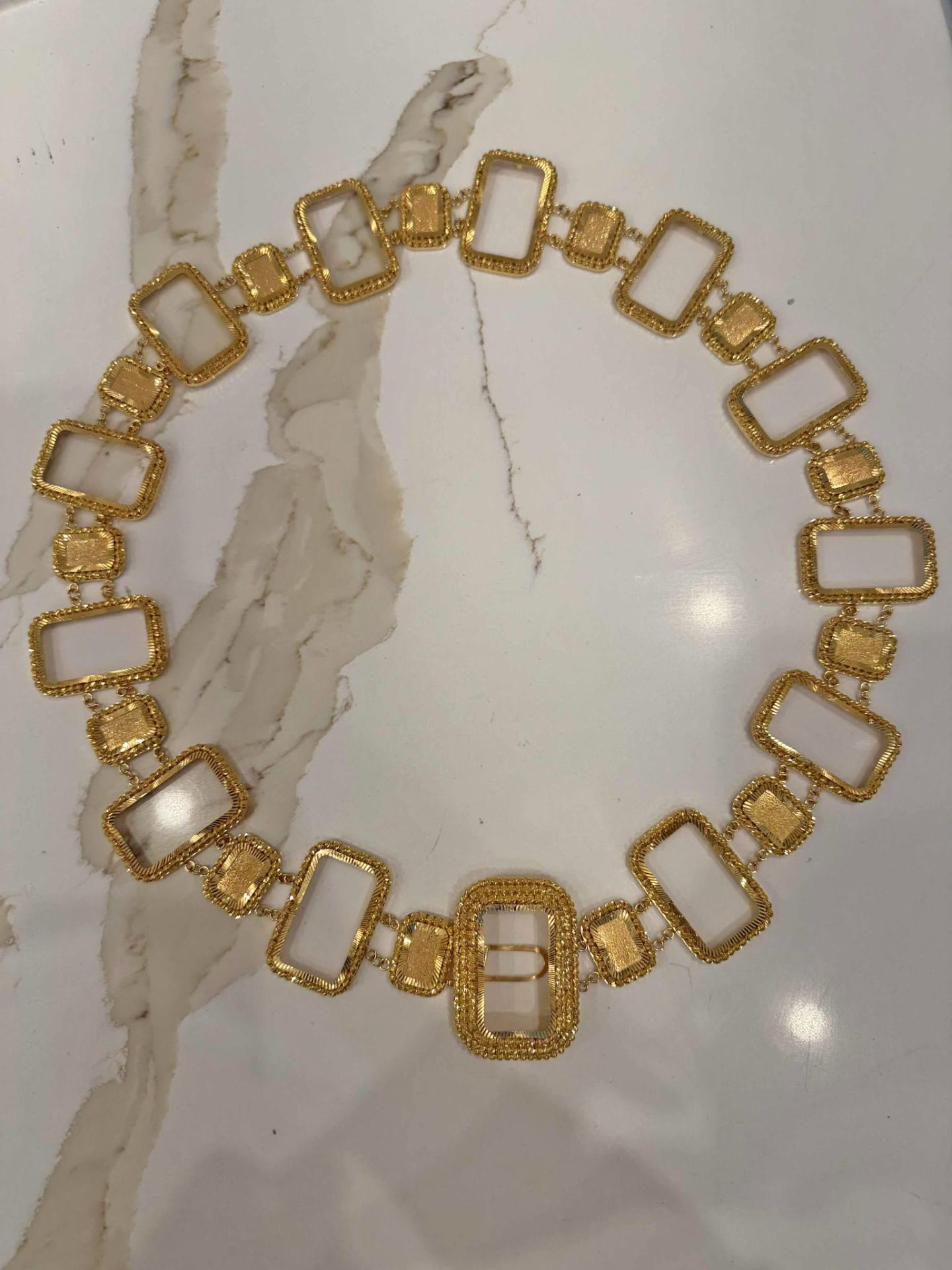 21K Gold Himo Ounces Belt | SW23046