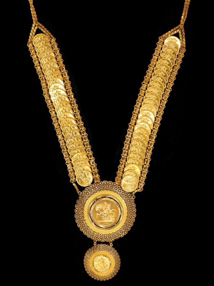 21K Gold Coin Necklace | SW11116